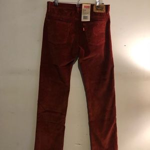 Levi's | Pants & Jumpsuits | Nwt 51 Levis Rust Colored Corduroy 18 Jr ...